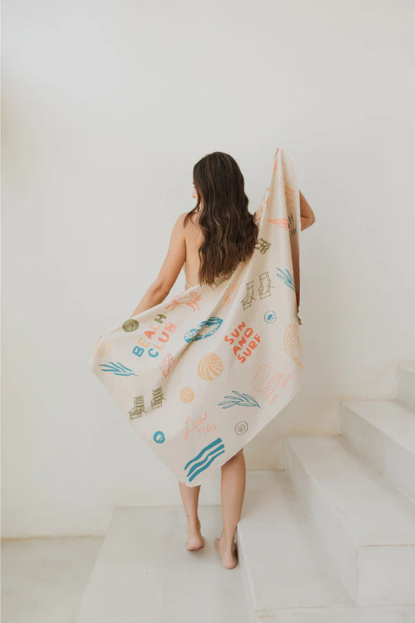 Toalla playera de microfibra Beach Club – Primavera Tienda